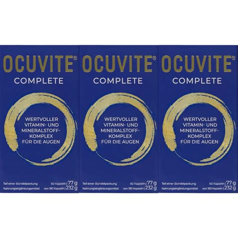 OCUVITE Complete 12 mg Lutein Kapseln 180 Stück PZN 4871542 St