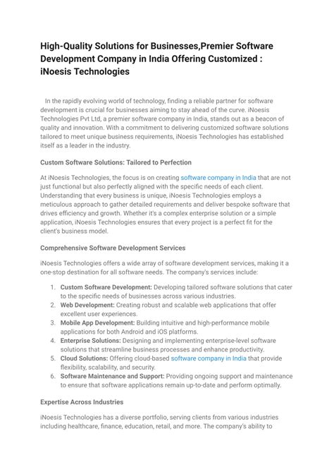 Ppt High Quality Solutions For Businessespremier Software