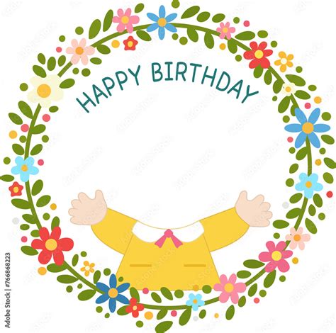 생일얼굴합성 Stock Illustration Adobe Stock