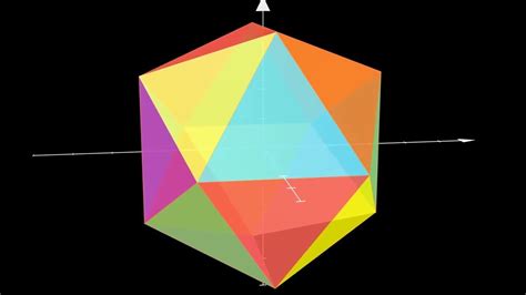 Manim Example 8 Khối 20 Mặt đều Youtube