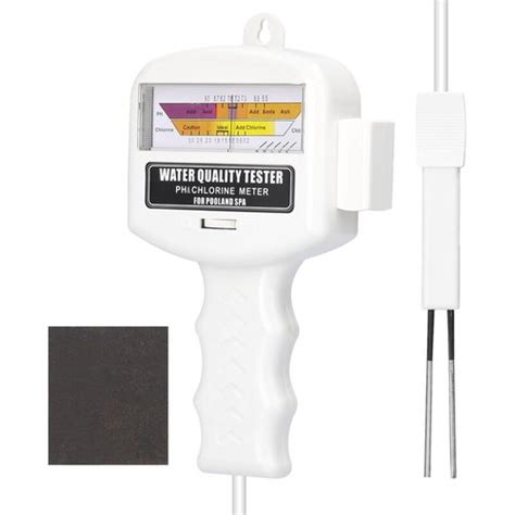 Tancyco Testeur De Qualité De Leau 2 En 1 Portable Ph Chlore Level