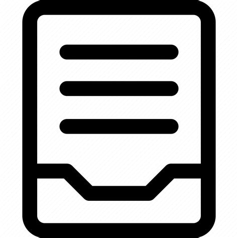 Archive Categorize Classify Inbox List Icon Download On Iconfinder
