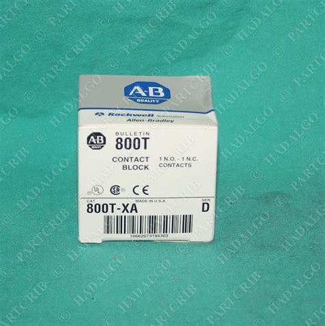 Allen Bradley T XA Contact Block Push Button Switch Shallow N C N O NE PartCrib