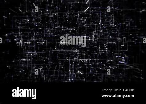 Abstract Digital Data Technology Background Loop 4k Animation Of An