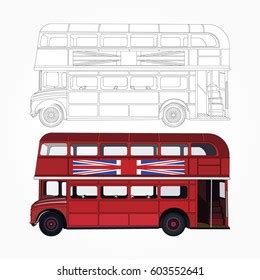 Double Decker Bus Drawing Royalty Free Images Stock Photos Pictures Shutterstock