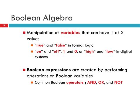 SOLUTION Chapter 3 Boolean Algebra And Logic Circuits Studypool