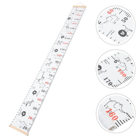 Wall Hanging Growth Chart Cartoon Pattern Height Measurement Chart For