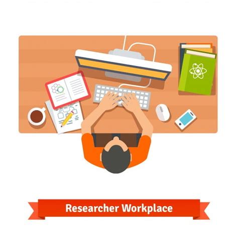 그의 집에서 공부하는 젊은 학생 또는 과학자 Eps Uidownload