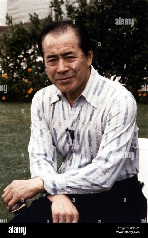1989 September Lido Di Venezia Italy The Japanish Actor Toshiro
