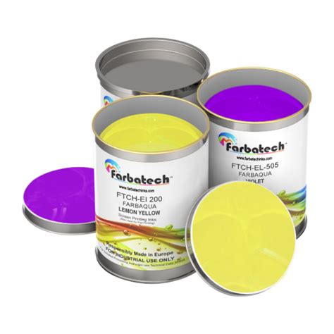 Farbatech Water Based Pad Screen Printing Inks