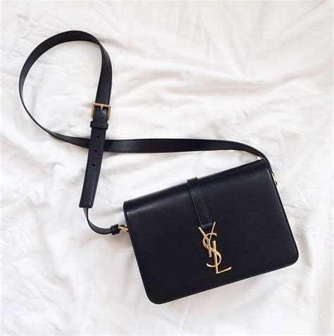Saint Laurent Monogramme Sac Université Textured Leather Shoulder Bag