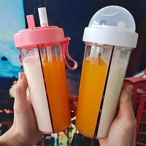 2 In 1 Dual Magic Bottle Dual Use Water Bottle 420 Ml At Rs 250piece