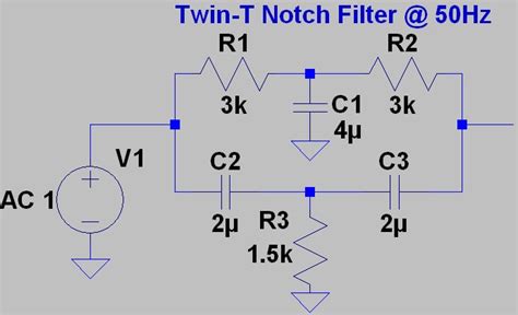 Circuit Guy Simple Innovative Circuit Design The Twin T Notch Filter