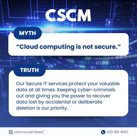 How To Stop Cloud Myths Secure It Cscm Ltd Posted On The Topic Linkedin