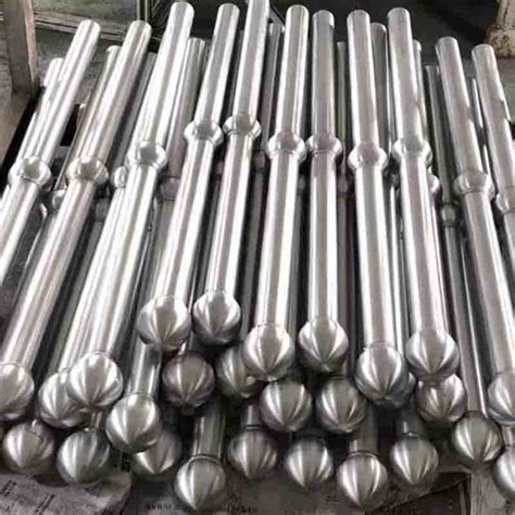Industry Grating Project Steel Railings Ball Type Joint Stanchions
