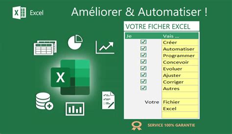je vais améliorer et automatiser votre fichier excel avec des formules et code vba par benyahya