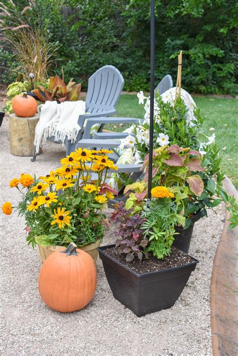 Fall Patio Decorating Ideas With Warm Tones Home With Holliday