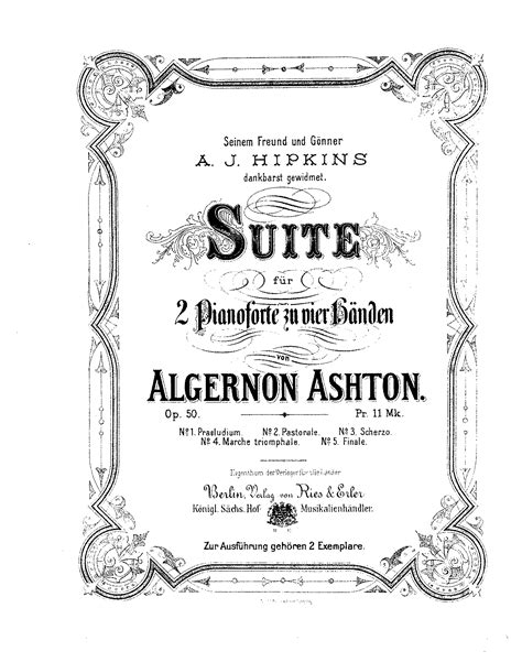 Suite Op50 Ashton Algernon Imslp