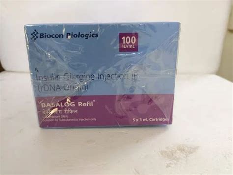 Basalog Refill Injection 100iu Ml 3 Ml In 1 Cartridge At Rs 960