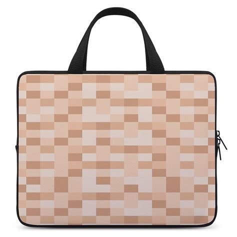 Pixelated Nudity Censored Light Skin Laptop Bag Women Man 10 12 13 15 17 Inch Office Notebook