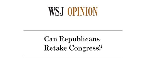Live Question And Answer Event Wsj Opinion Live Can Republicans Retake