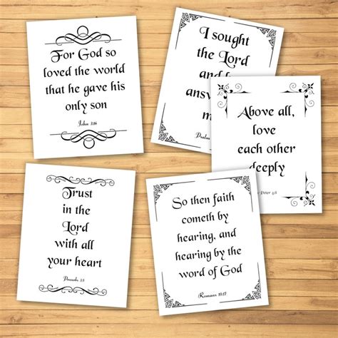 Printable Bible Verse Bundle 20 Printable Bible Verses Bible Verse