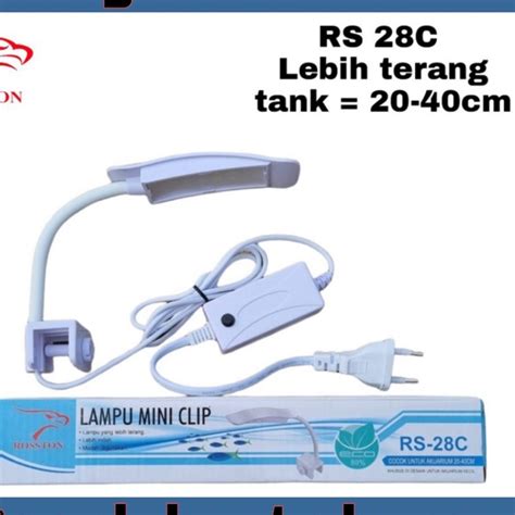 Jual Lampu Aquarium Mini Clip Jepit Led Chana Aquascape Rs 28 C