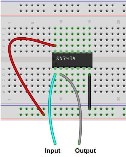7404 Hexagonal Inverter Datasheet Pinout Pin Diagram Truth Table Applications And Alternatives