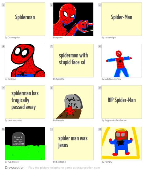 Spiderman Drawception