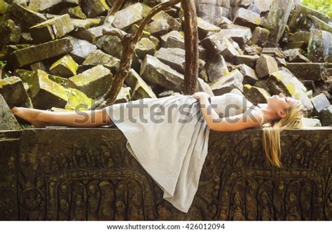 Sleeping Beauty Fairytale Princess Laying Asleep Stock Photo Shutterstock