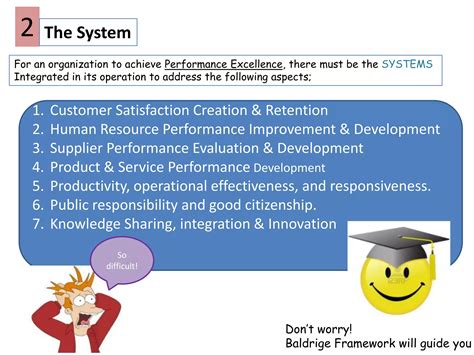 The Baldrige Framework Education Part 5 Ppt