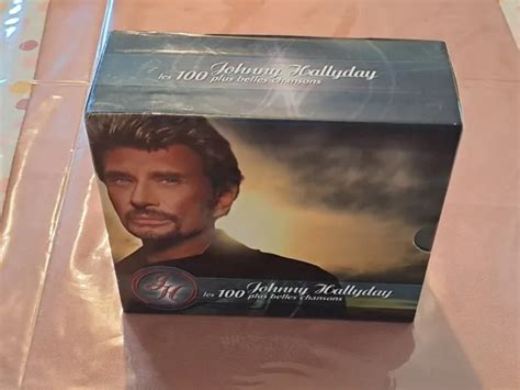 JOHNNY HALLYDAY LES 100 plus belles chansons Coffret 5 CD en Très Bon