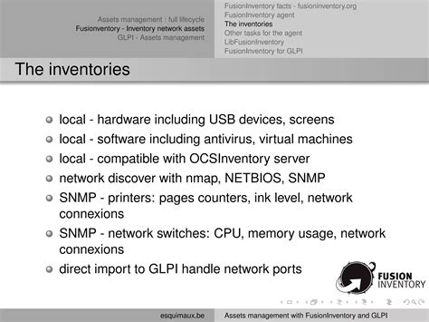 Assets Management With Fusioninventory And Glpi Pdf