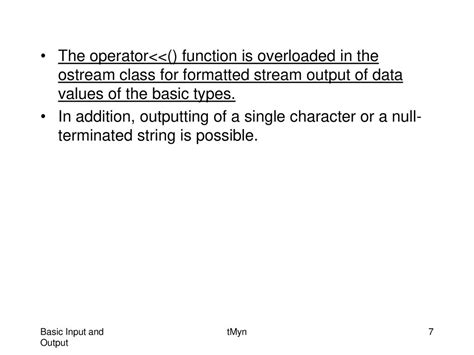 Basic Input And Output Operations Ppt Download