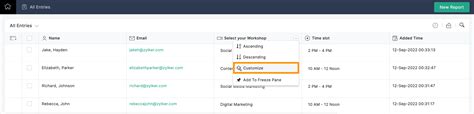 Form Entries Viewing Form Entries Zoho Forms