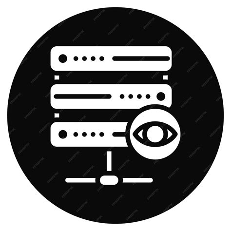 Premium Vector Database Vision Vector Illustration