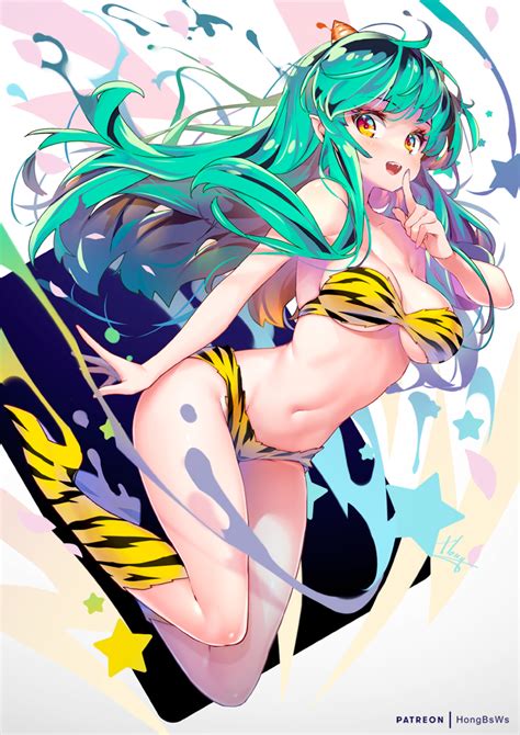 Lum Urusei Yatsura Drawn By Hongwhitespider Danbooru