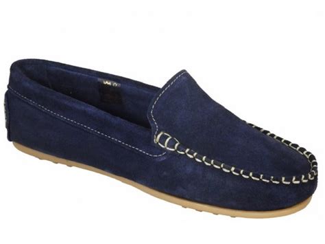 Soft Comfy Suede Leather Womens Boat Shoes