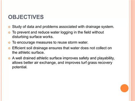 Multi Flow Drainage System Ppt