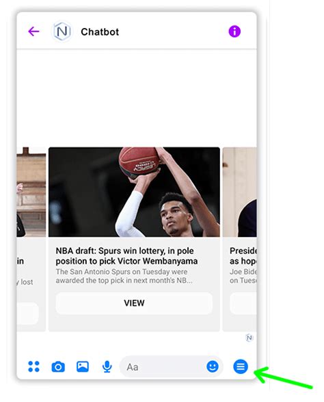 Add A Persistent Menu Messenger Botnation Support