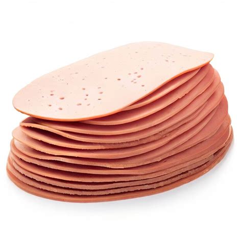 Premium Ai Image Bologna Sliced Isolated On White Background