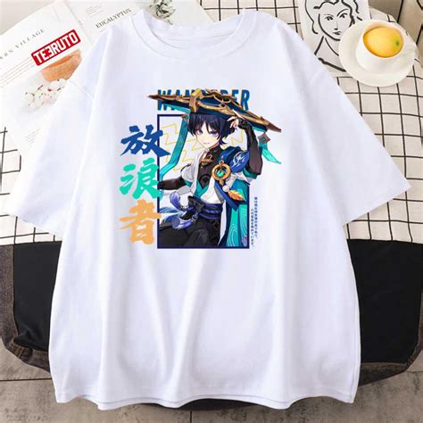 Artwork Of Genshin Impact Wanderer Scaramouche Unisex Sweatshirt Teeruto