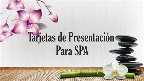 Diseños de Tarjetas de Presentación Para SPA Colección 1 Descarga