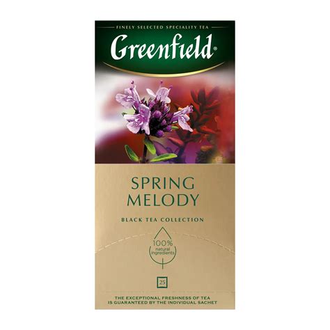 Чай черный Greenfield Spring Melody 25пак — в каталоге на сайте сети ...