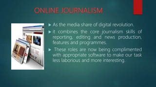 Multimedia Journalism Pptx