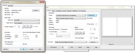 wrong size and orientation when printing on coreldraw x6 coreldraw