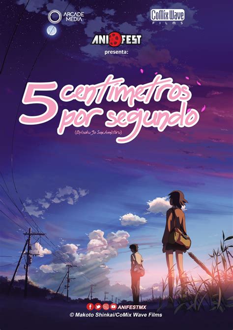 AniFest on Twitter 5 Centímetros por Segundo confirmado para México