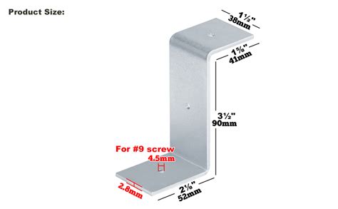 Gbgs 10 Pcs 3 12 High Z Clip Bracketsfor Support 2x4