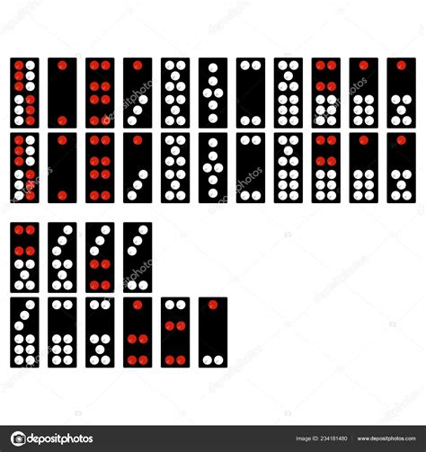 Set Monochrome Icons Chinese Dominoes Your Design — Stock Vector