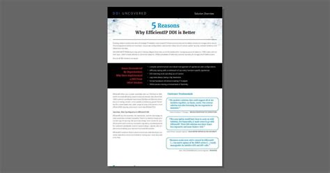 electronics illuminated on linkedin 5 reasons why efficientip ddi is